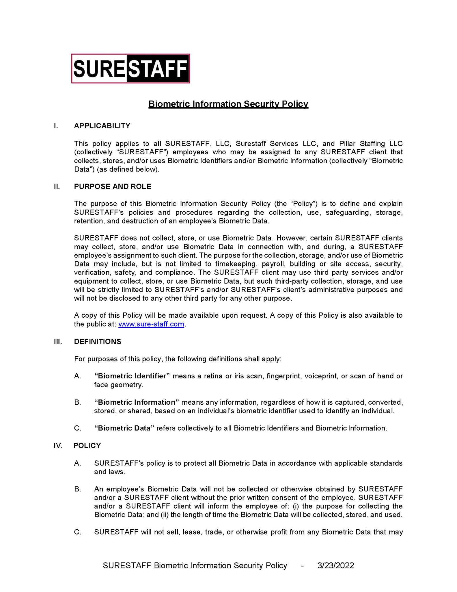 Documents • SURESTAFF