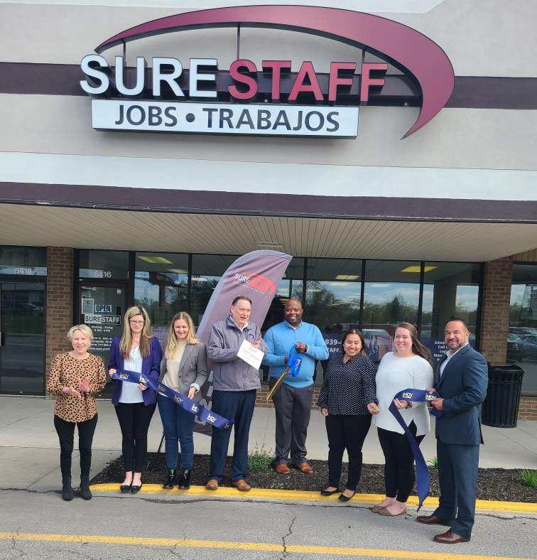 SURESTAFF Holds Ribbon Cutting for Their Indianapolis Branch • SURESTAFF